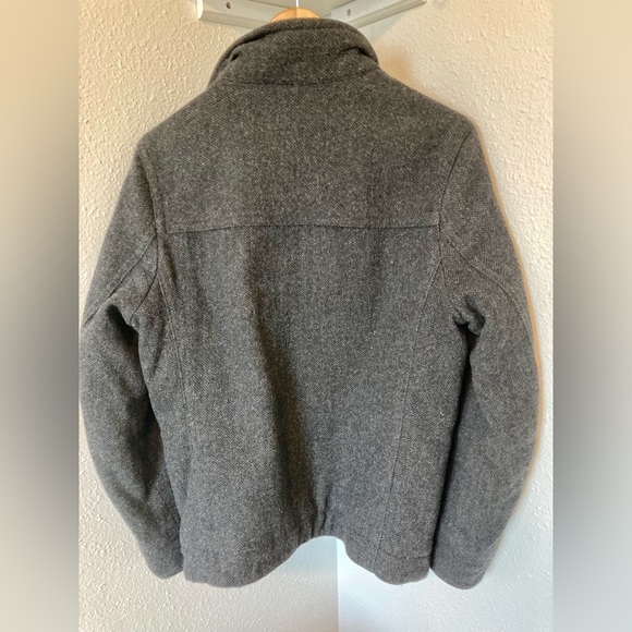 Abercrombie & Fitch | Jackets & Coats | Abercrombie Fitch Mens Small Peacoat Gray Zip And ...